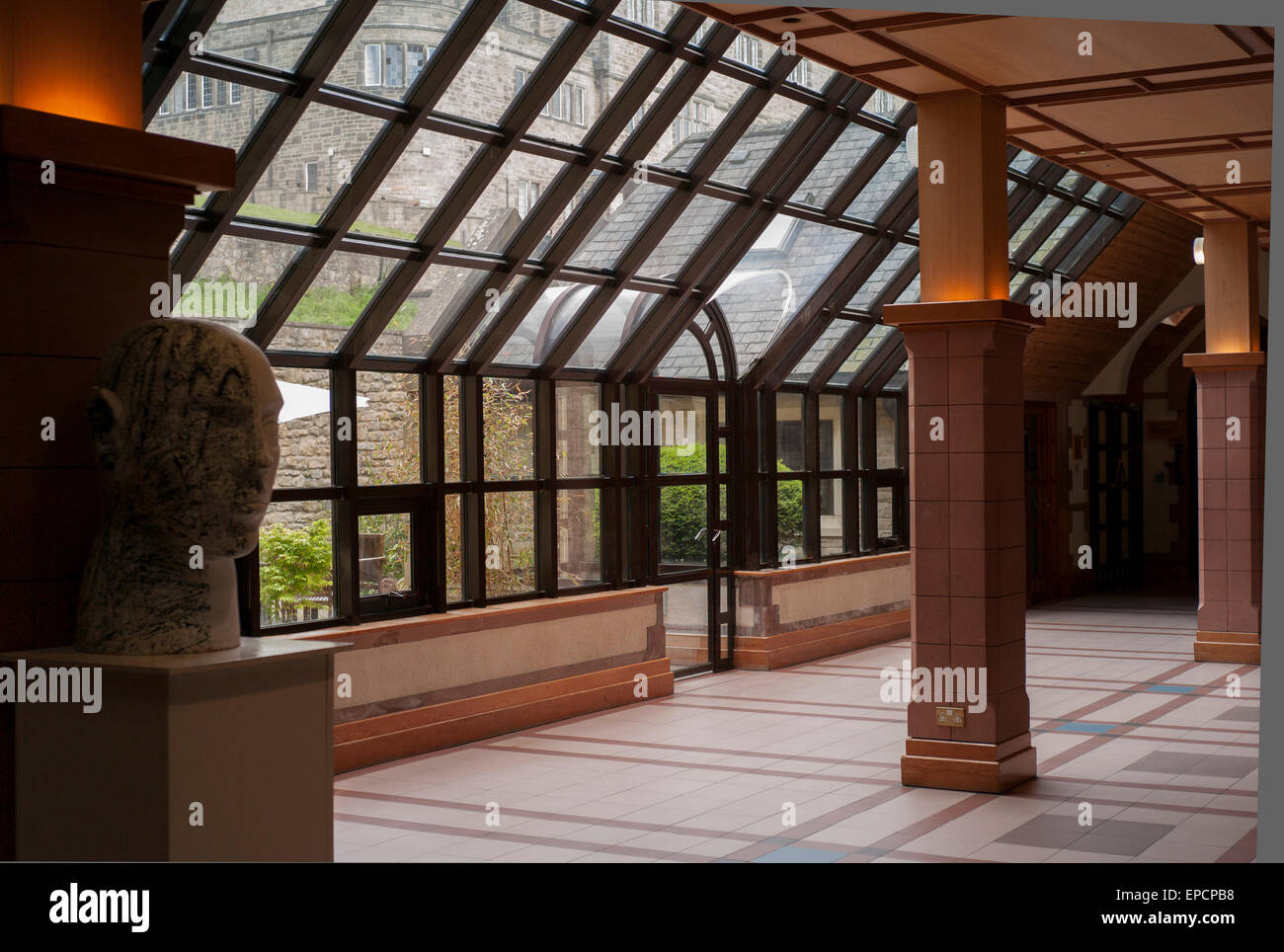 A modern interior view of Ampleforth College housing shop and cafe ...