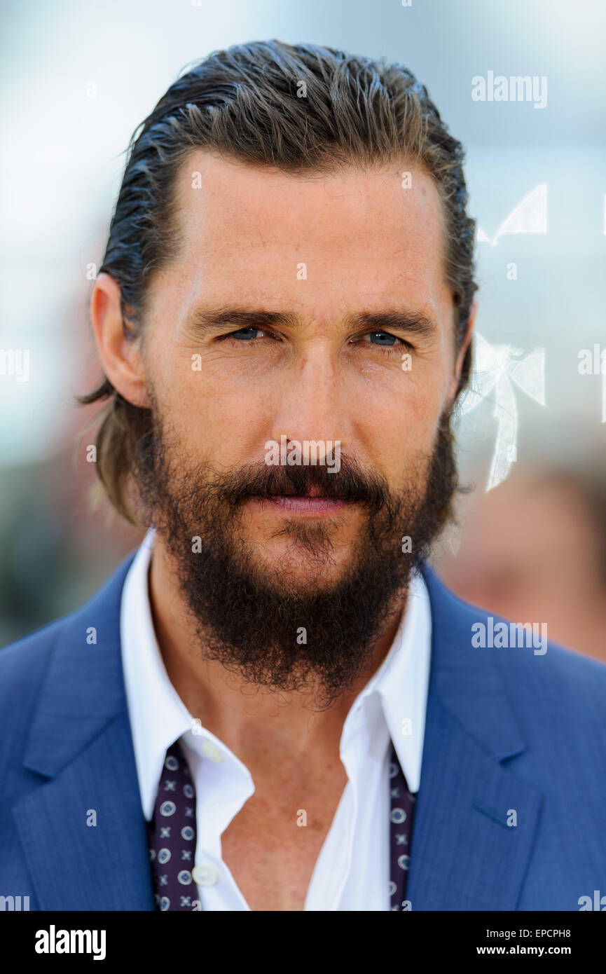 Cannes, France. 16th May, 2015. Matthew McConaughey at the photocall ...