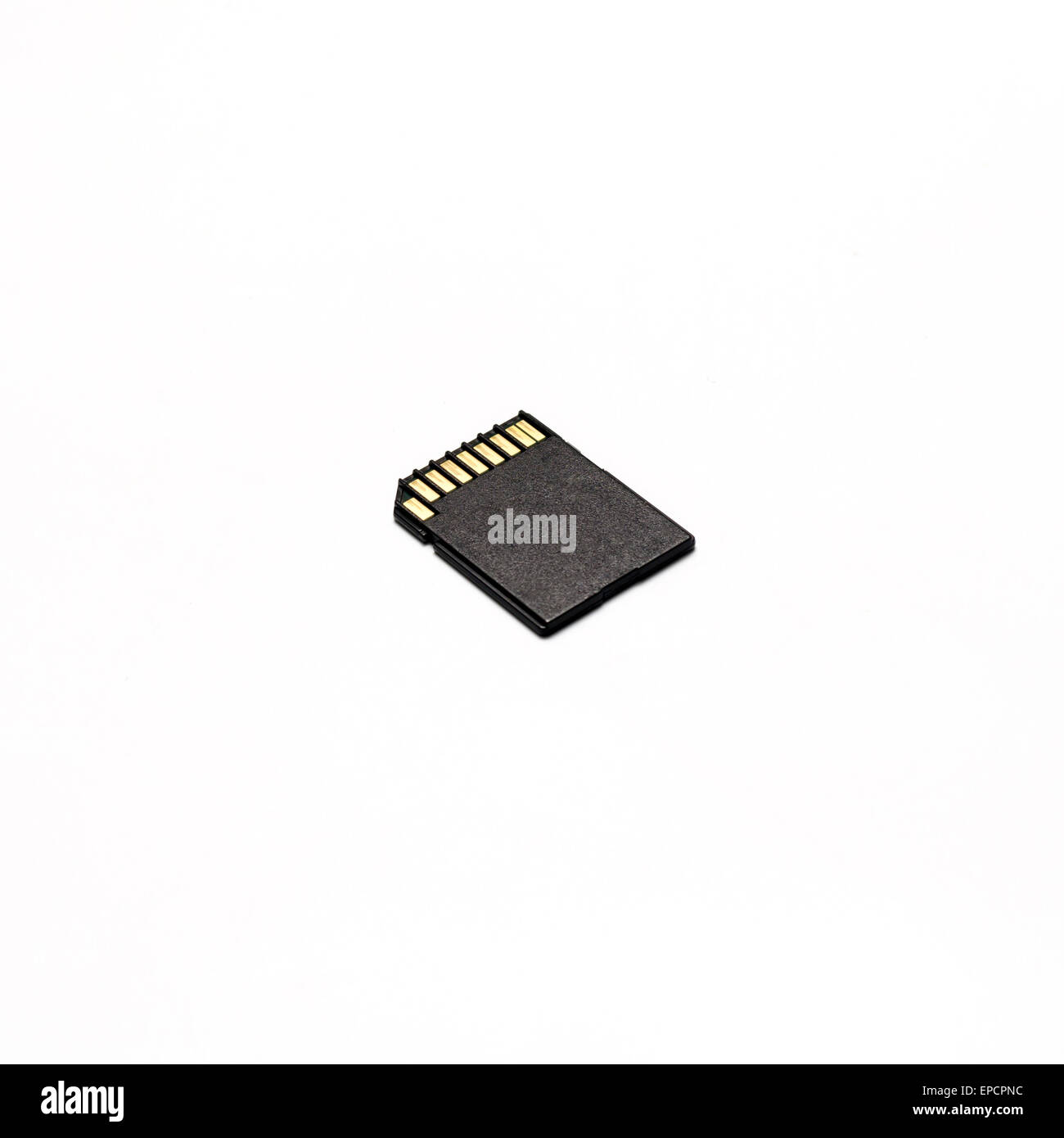 sd card on a white background Stock Photo - Alamy