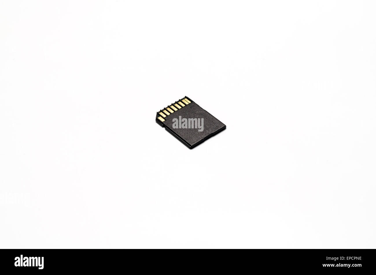 sd card on a white background Stock Photo - Alamy