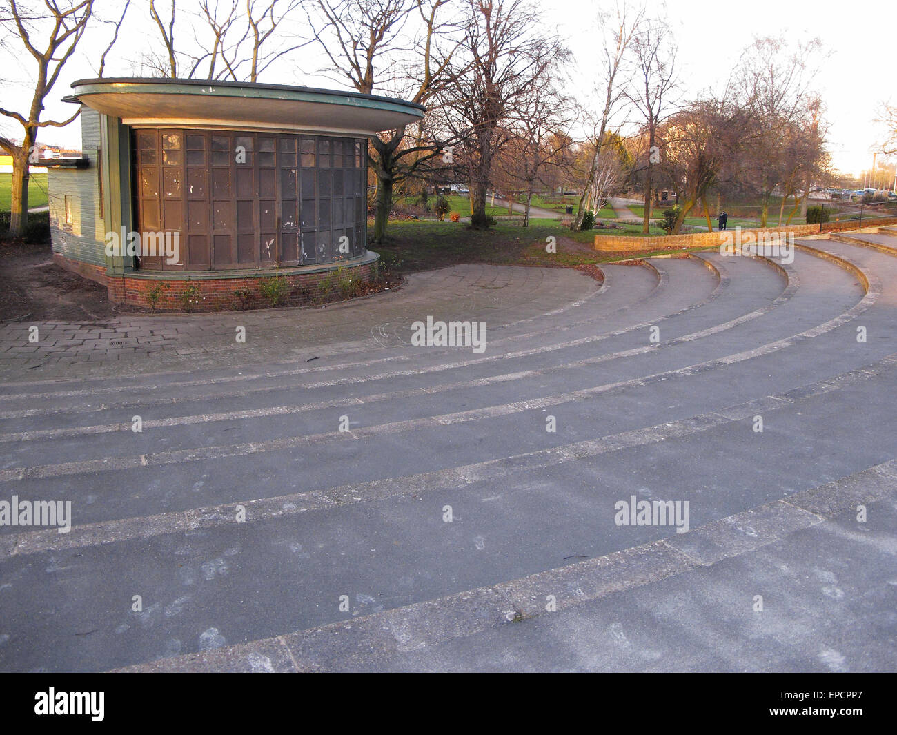 The Bandstand - grade II listed building by the Nottingham war memorial ...