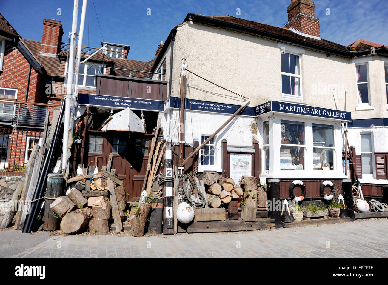 Hamble Southampton Hampshire UK - The Maritime Art Gallery at Hamble-Le ...