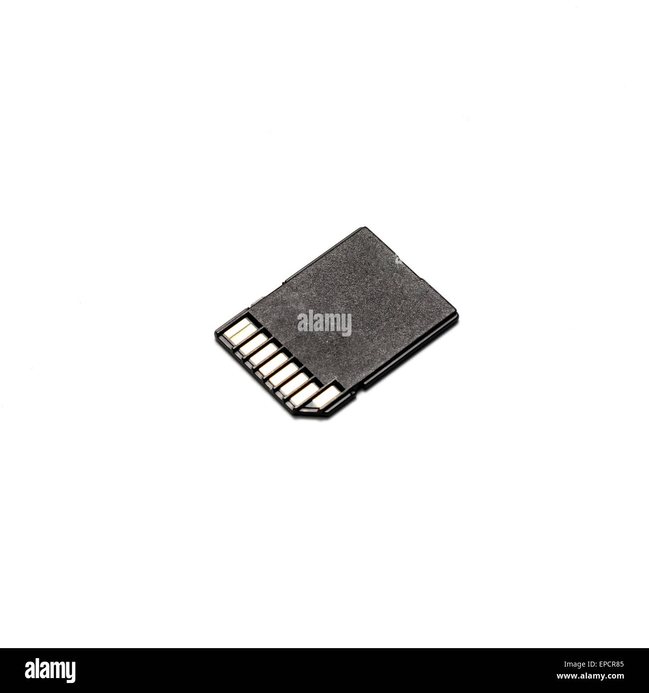 sd card on a white background Stock Photo - Alamy
