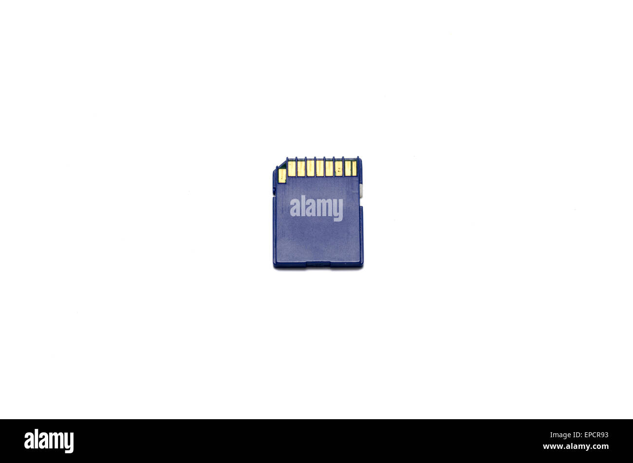 sd card on a white background Stock Photo - Alamy