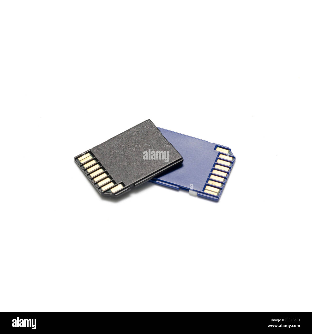 sd card on a white background Stock Photo - Alamy