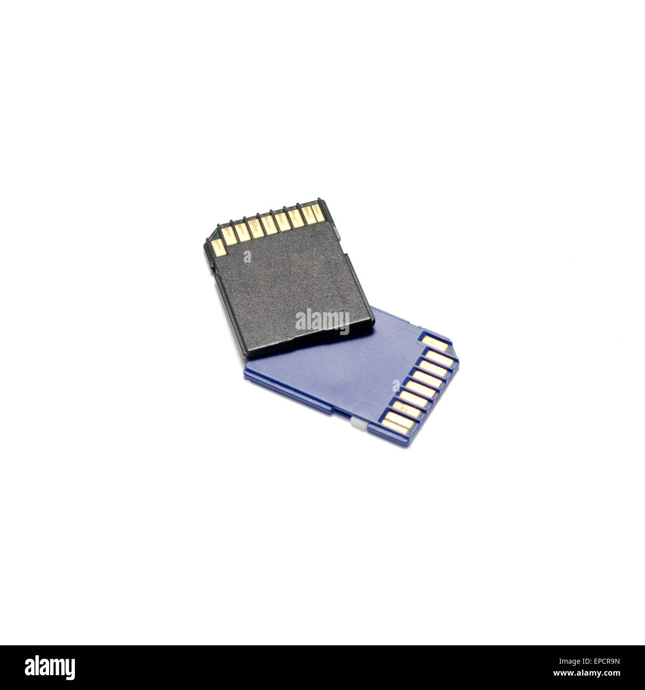 sd card on a white background Stock Photo - Alamy
