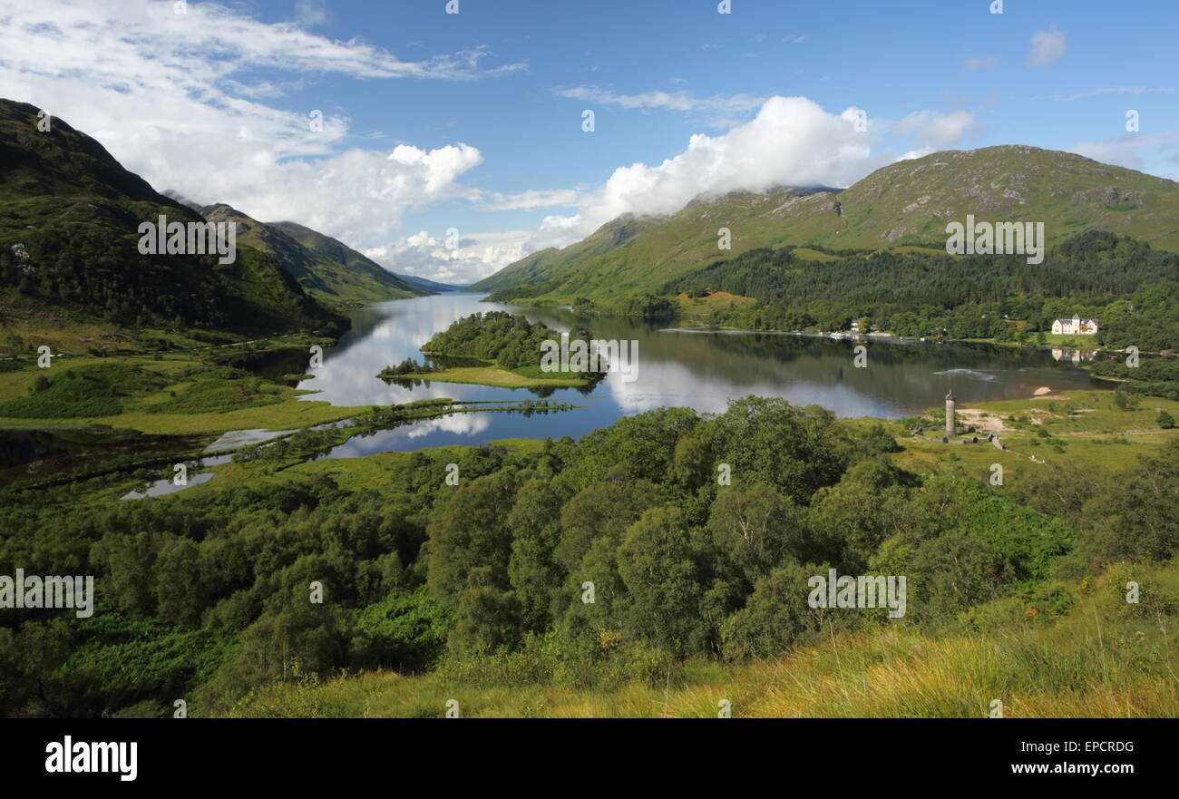 Glenfinnan and Loch Shiel Stock Photo - Alamy