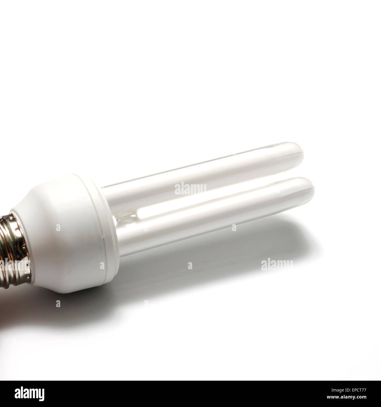 light bulb on a white background Stock Photo - Alamy