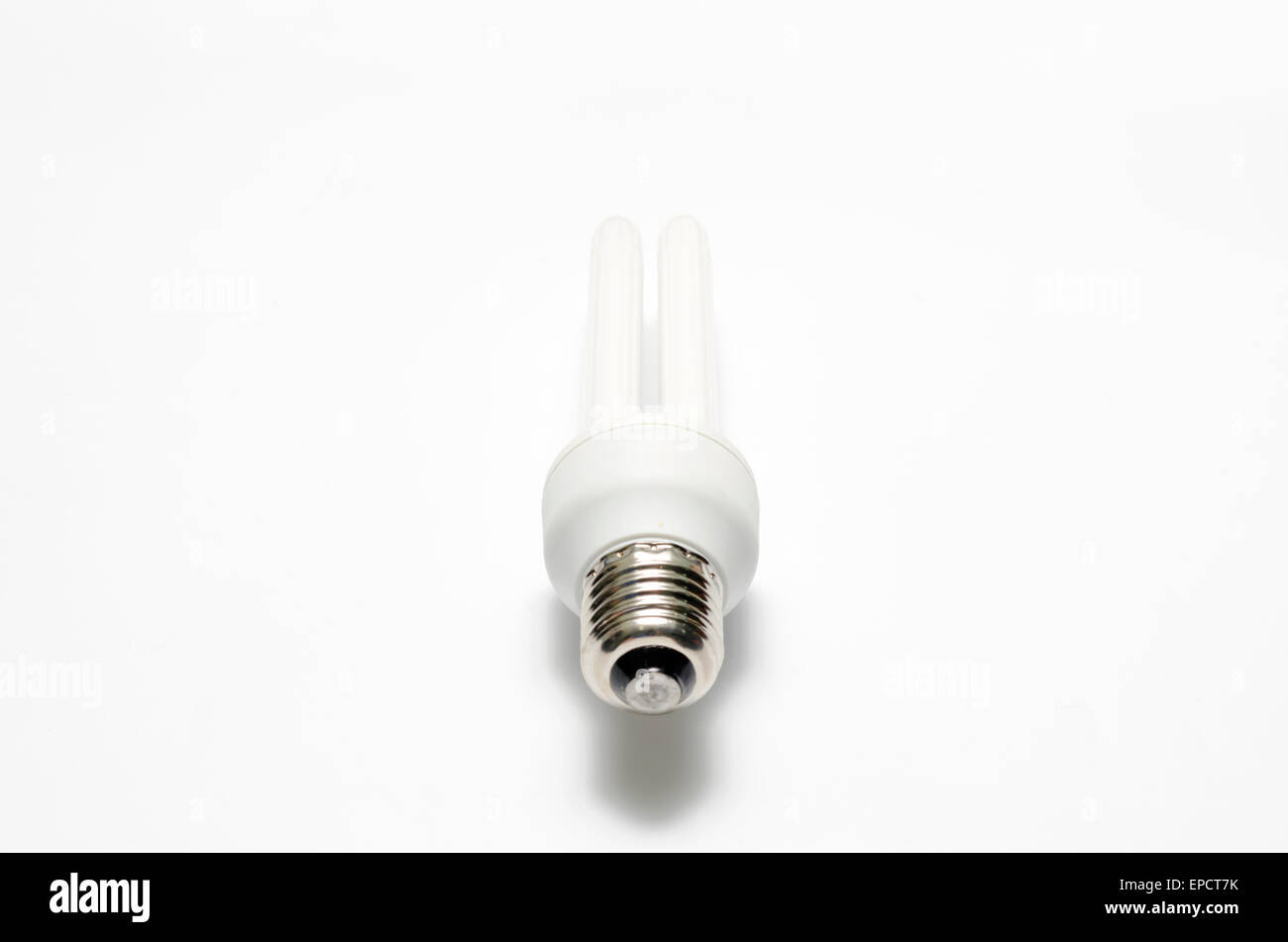 light bulb on a white background Stock Photo - Alamy