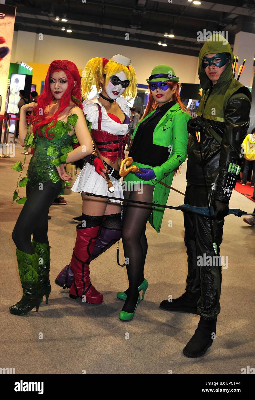 Shanghai, China. 16th May, 2015. Comic fans during the First Comic ...