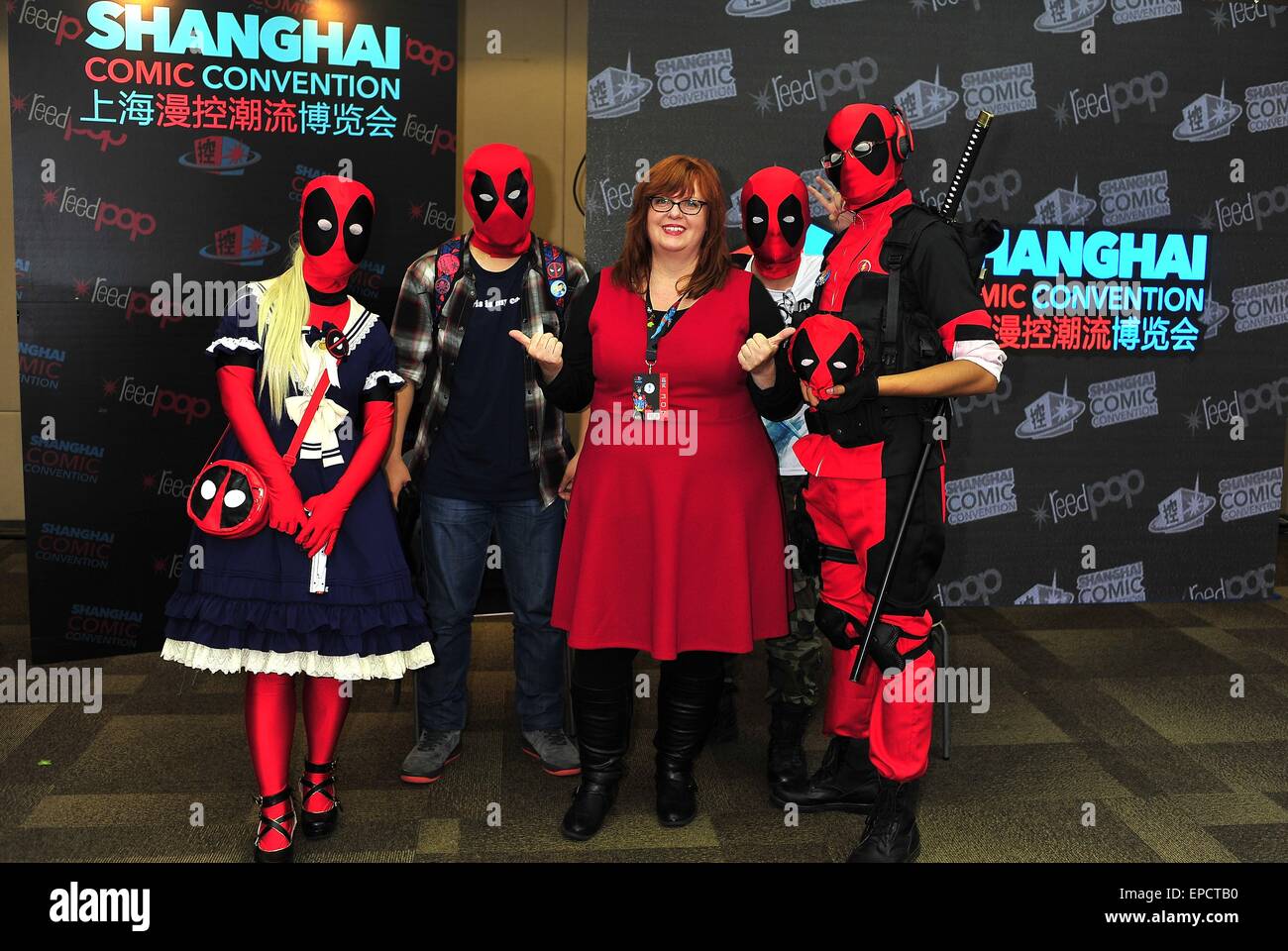 Shanghai, China. 16th May, 2015. GAIL SIMONE American writer of comic ...