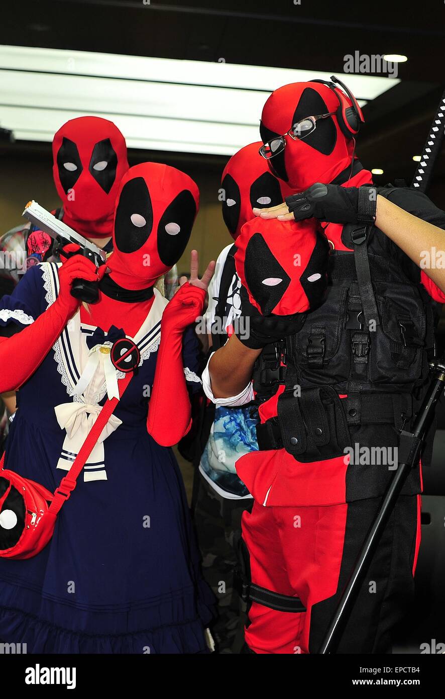 Shanghai, China. 16th May, 2015. Fans of GAIL SIMONE American writer of ...