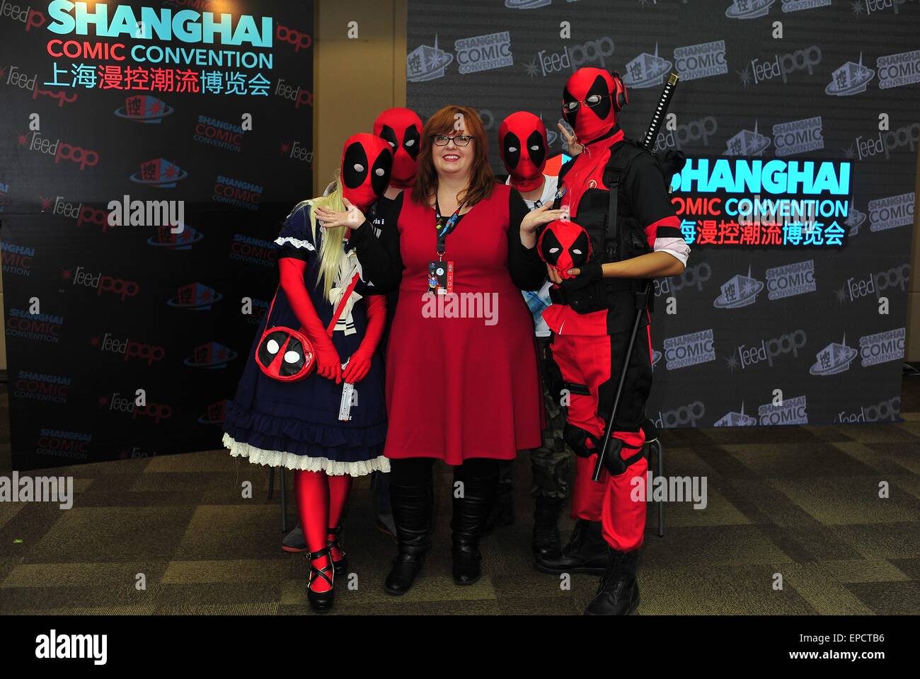 Shanghai, China. 16th May, 2015. GAIL SIMONE American writer of comic ...