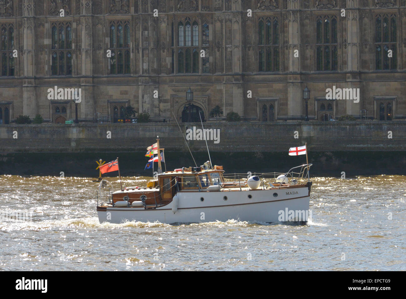 Westminster, London, UK. 16th May 2015. Dunkirk Little Ships make their ...