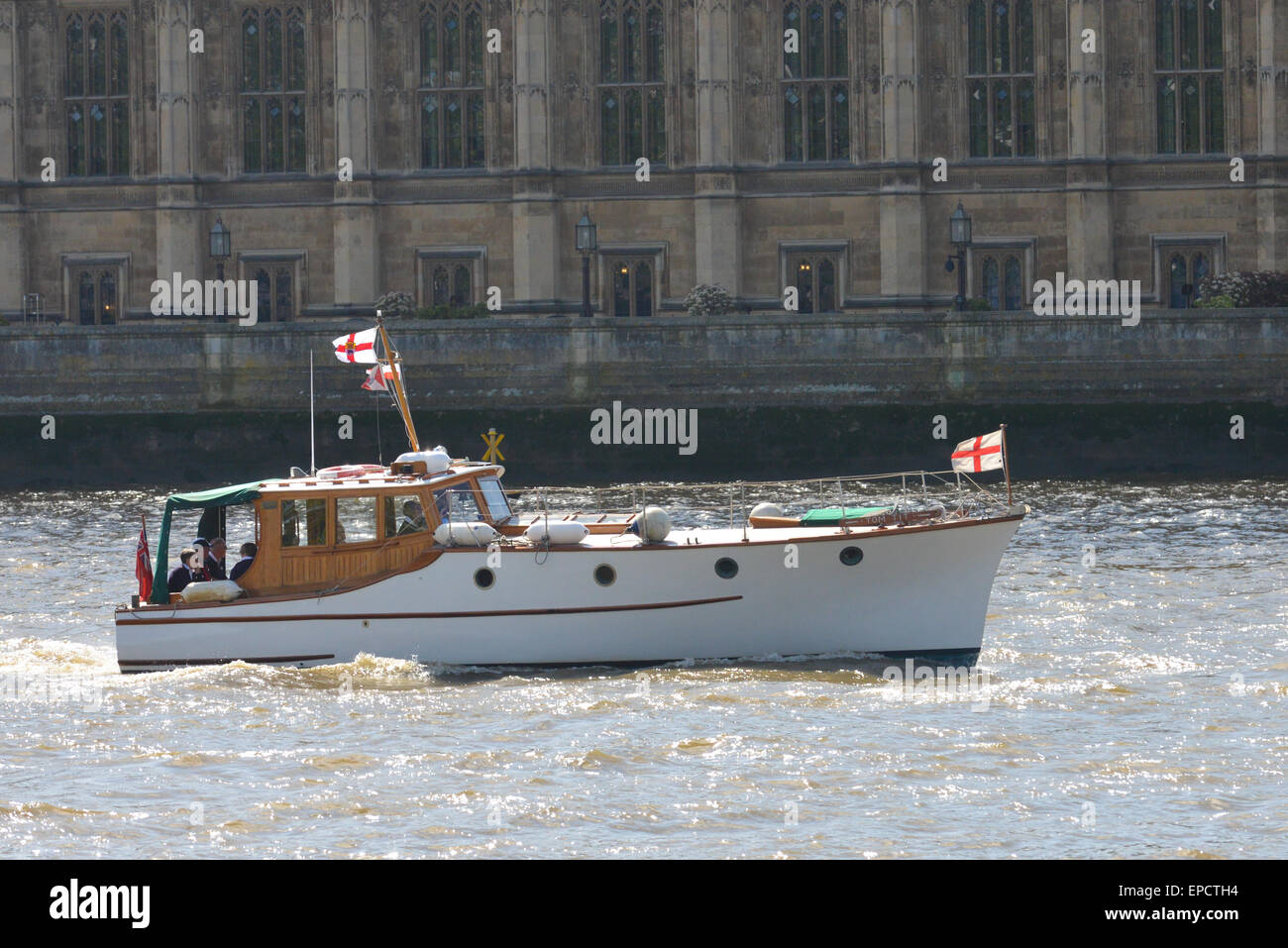 Westminster, London, UK. 16th May 2015. Dunkirk Little Ships make their ...