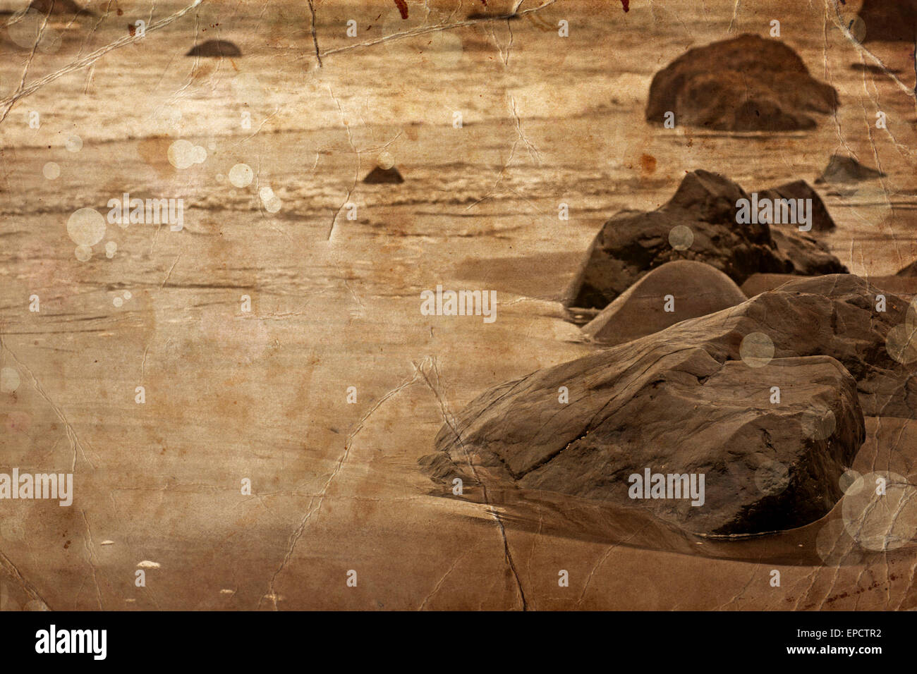 water of the ocean and rocks background Stock Photo - Alamy