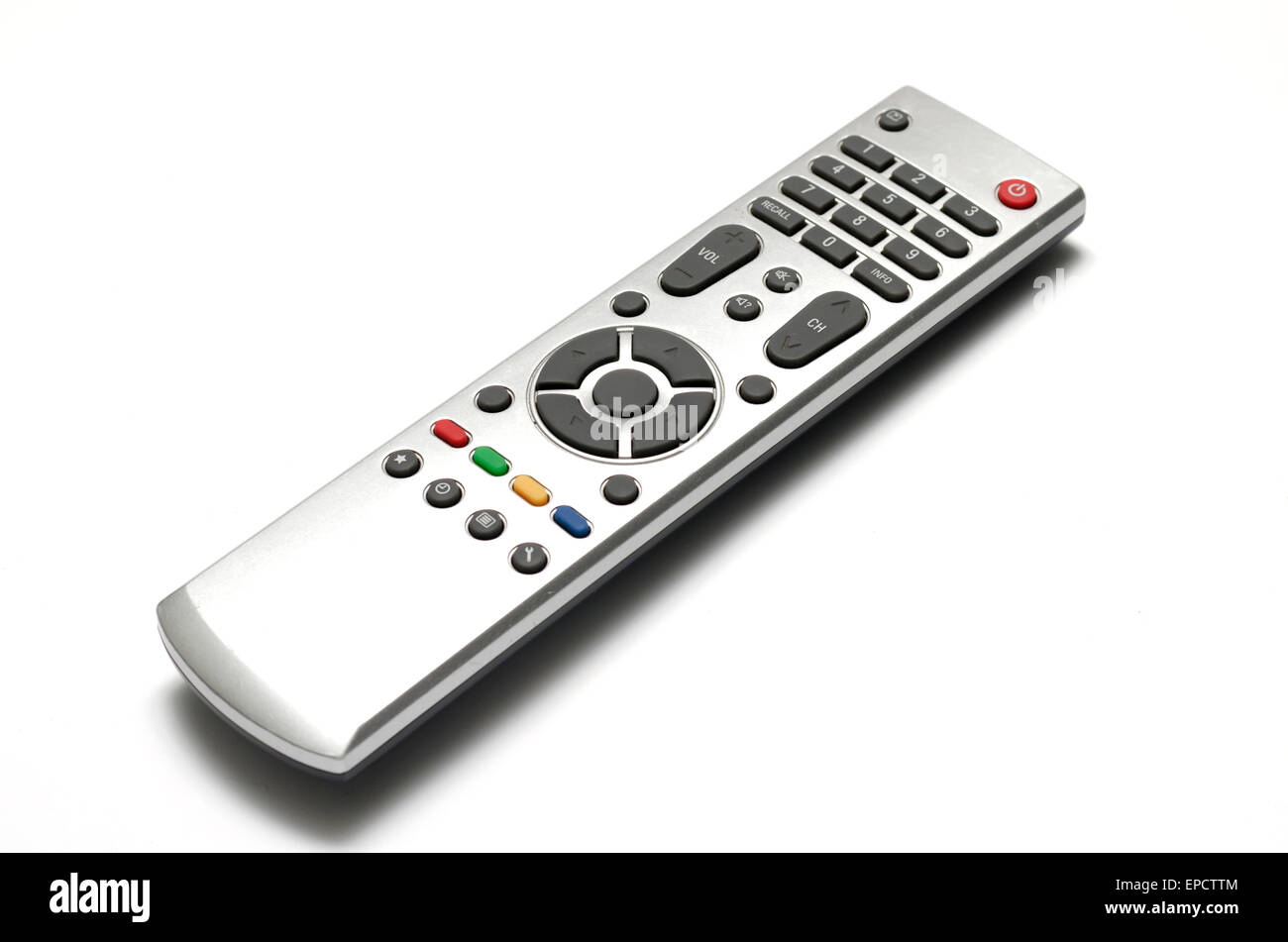 television remote on a white background Stock Photo - Alamy