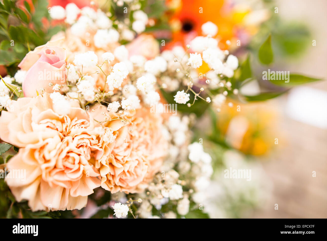 Beautiful bouquet of fresh flowers Stock Photo - Alamy