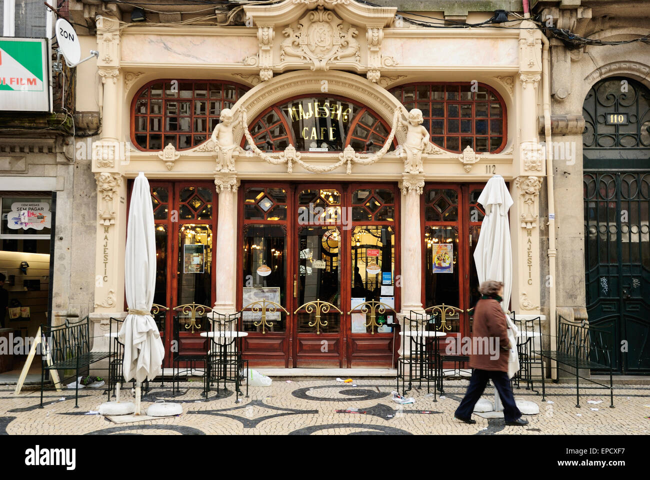 Majestic cafe porto hi-res stock photography and images - Alamy