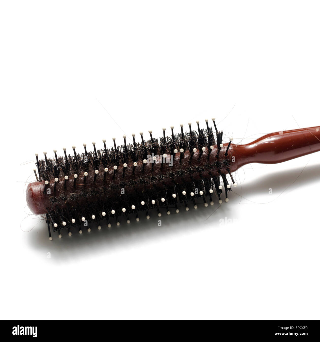 used comb on white background Stock Photo - Alamy