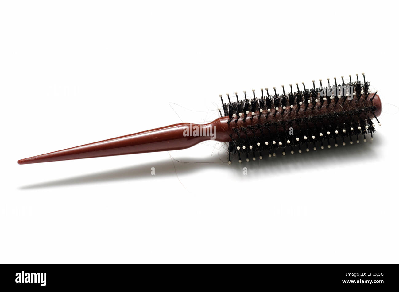 used comb on white background Stock Photo - Alamy
