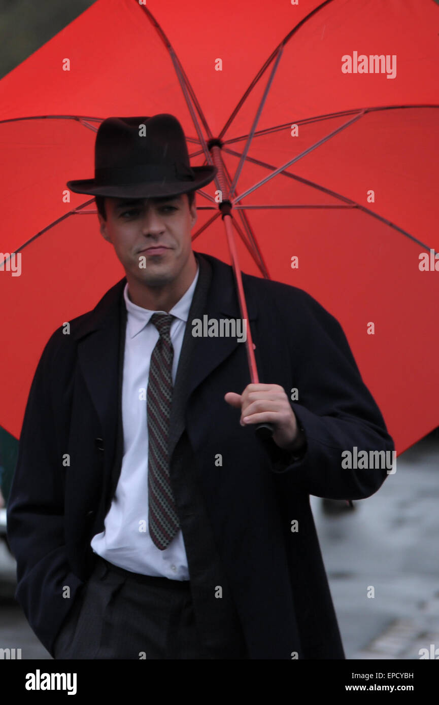 BBC drama 'WPC56' being filmed in the Black Country Museum in Dudley A ...