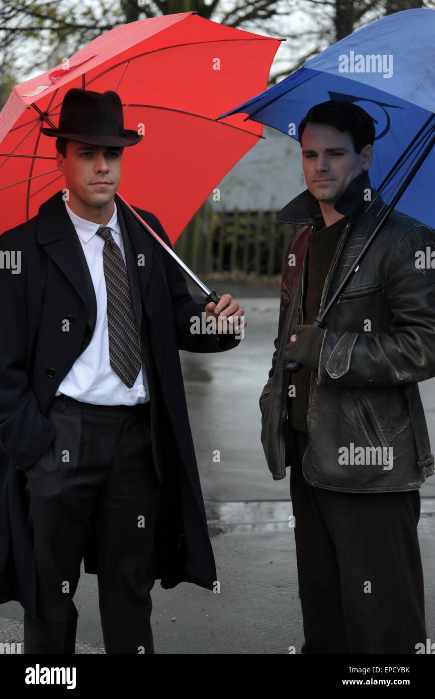 BBC drama 'WPC56' being filmed in the Black Country Museum in Dudley A ...