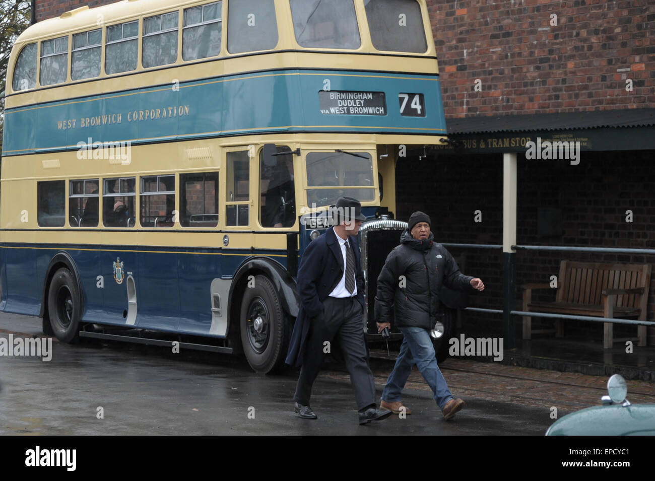 BBC drama 'WPC56' being filmed in the Black Country Museum in Dudley A ...
