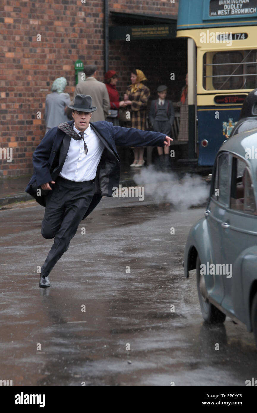 BBC drama 'WPC56' being filmed in the Black Country Museum in Dudley A ...