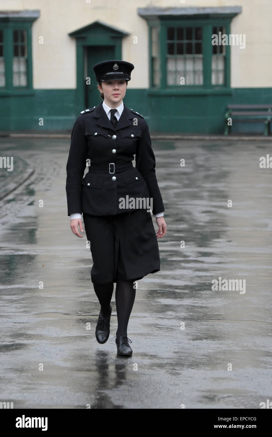 BBC drama 'WPC56' being filmed in the Black Country Museum in Dudley A ...