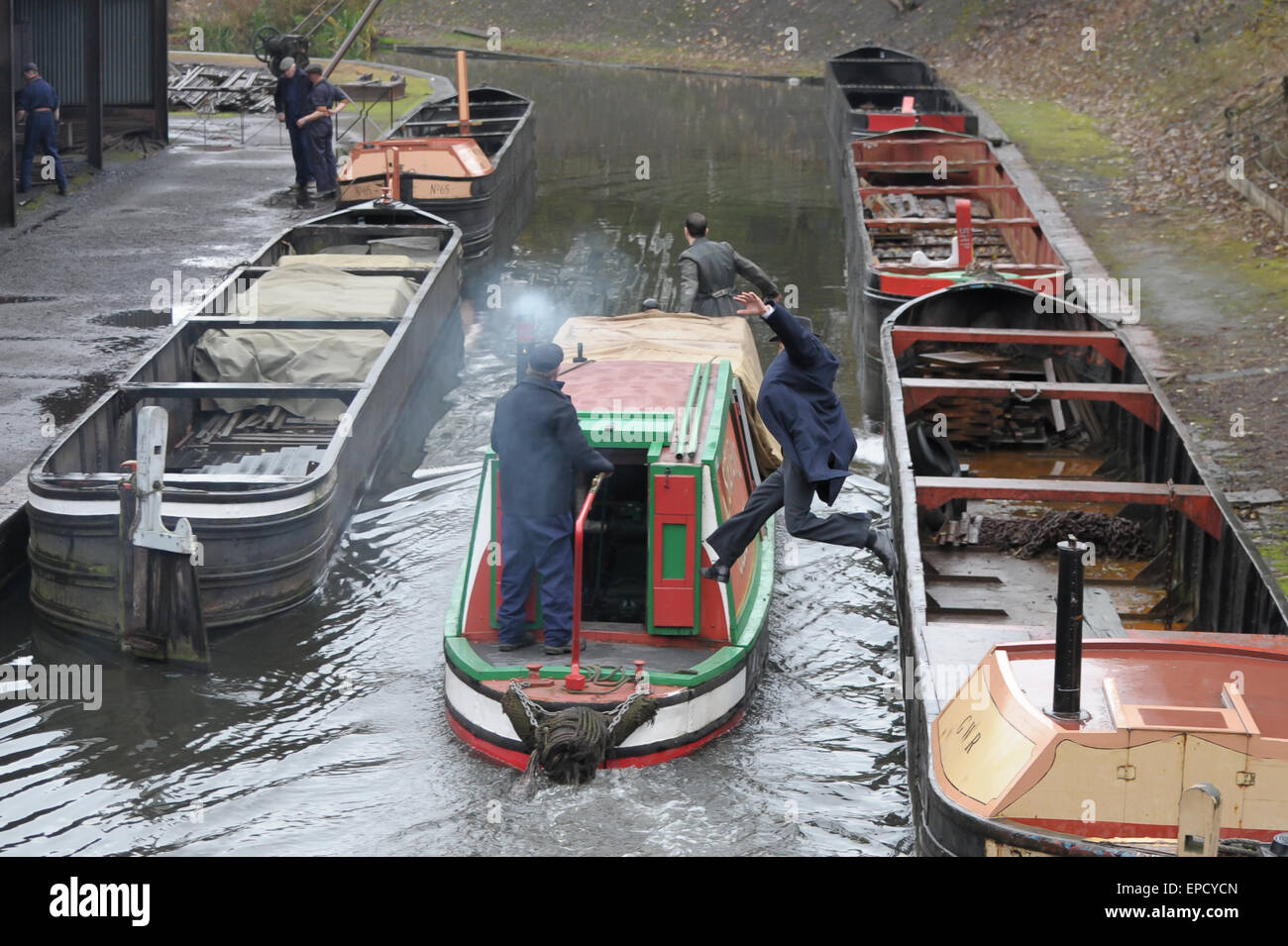 BBC drama 'WPC56' being filmed in the Black Country Museum in Dudley A ...