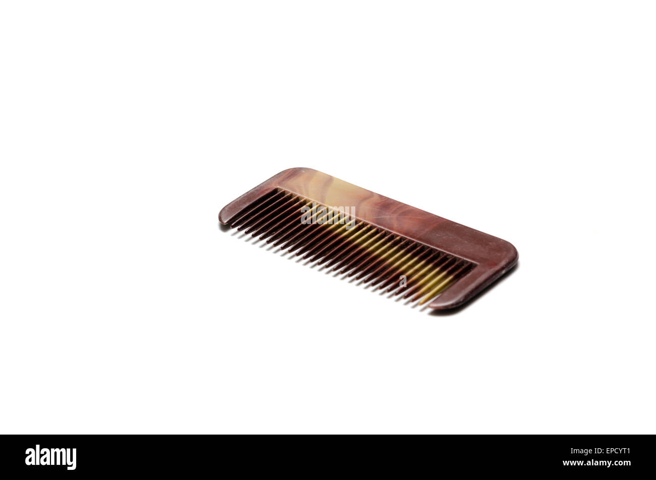 used comb on white background Stock Photo - Alamy