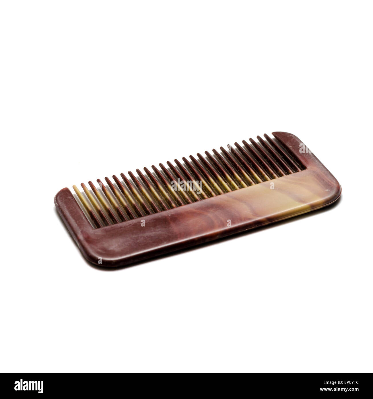 used comb on white background Stock Photo - Alamy
