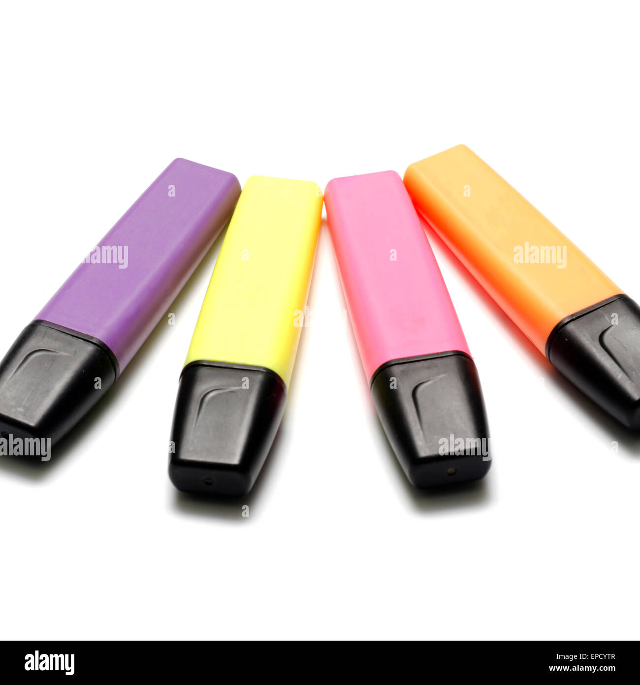 highlighter pen isolated on white background Stock Photo - Alamy