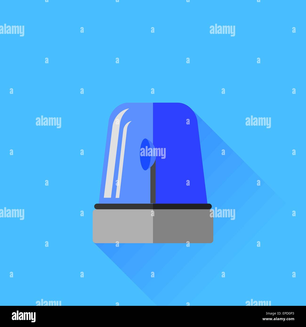 Blue Siren Icon Stock Vector Image & Art - Alamy