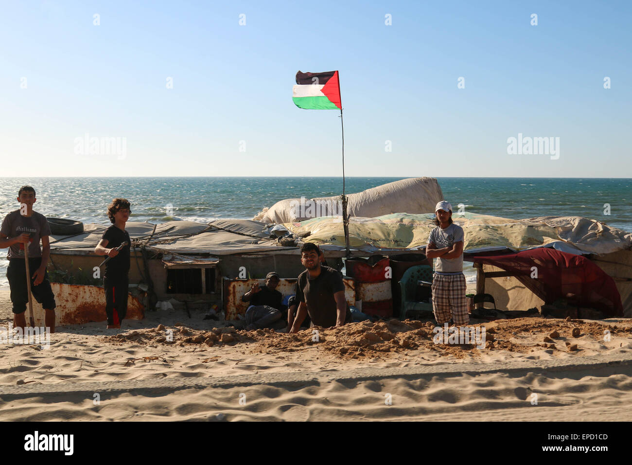 Nuseirat Refugee Camp, The Gaza Strip, Palestine. 16th May, 2015 ...