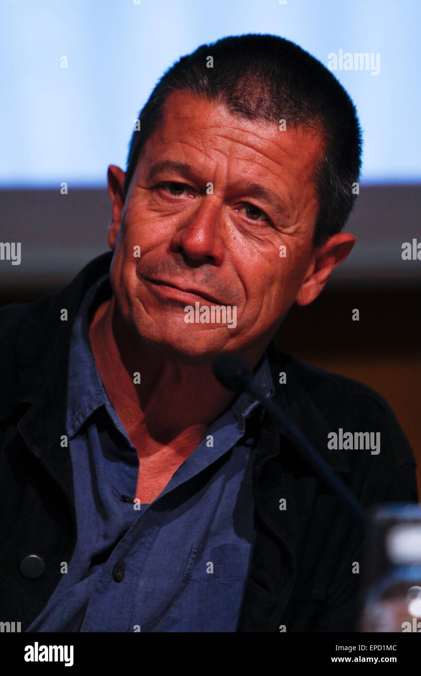 Torino, Italy, 16th May 2015. French writer Emmanuel Carrère (Carrere ...