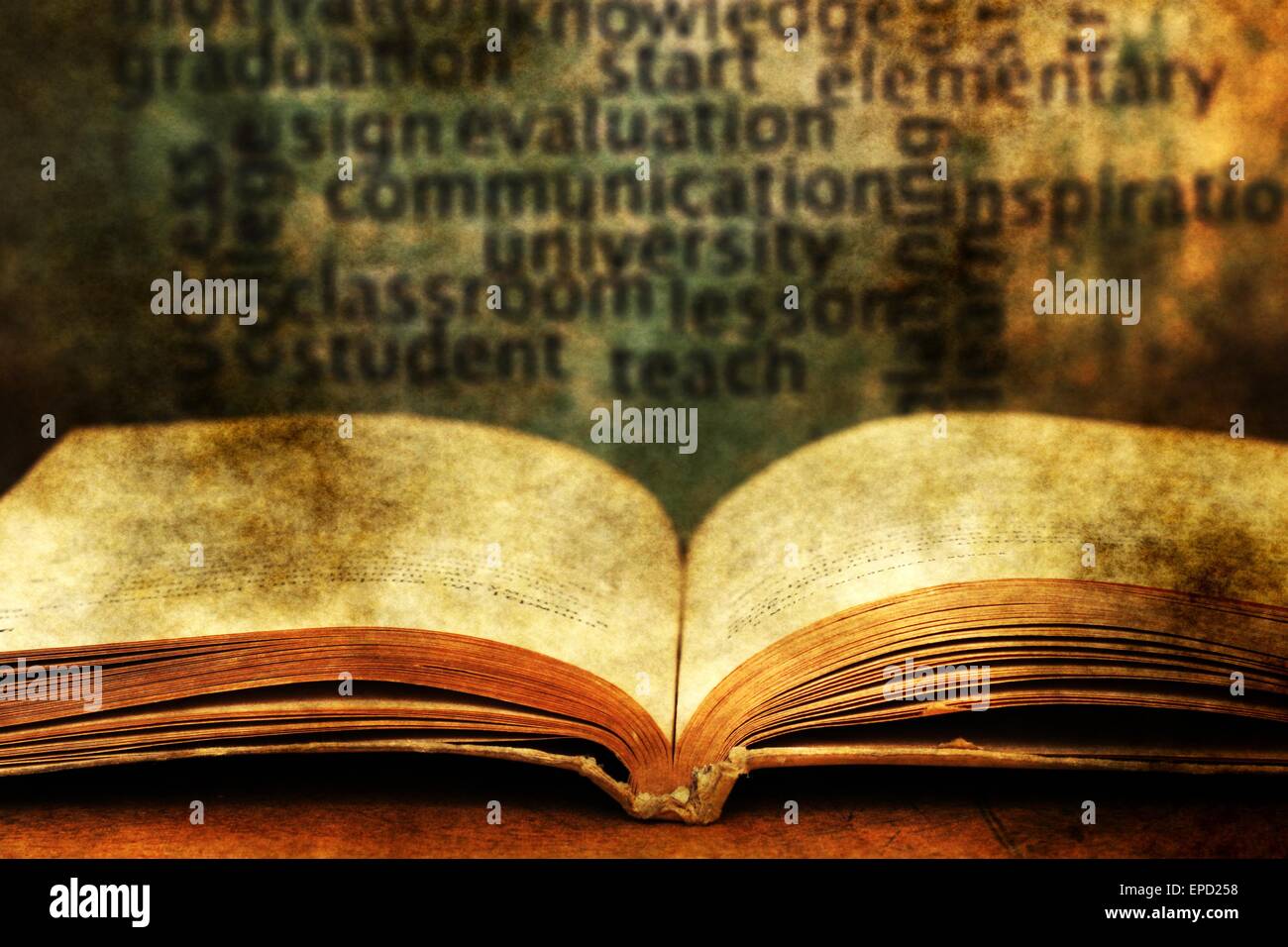 Learn concept - book Stock Photo - Alamy