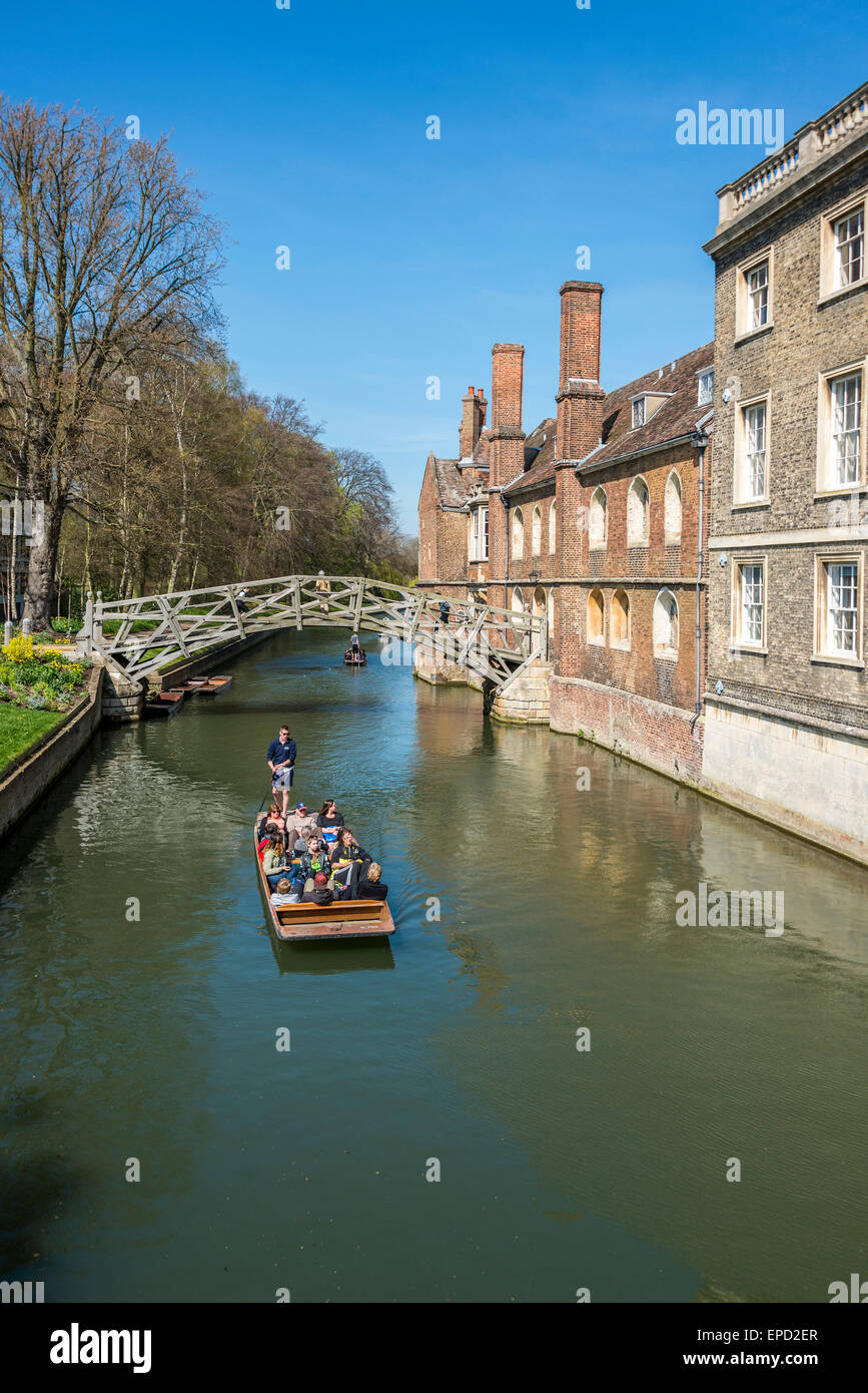 The Mathematical Bridge in Cambridge, officially the Wooden Bridge ...