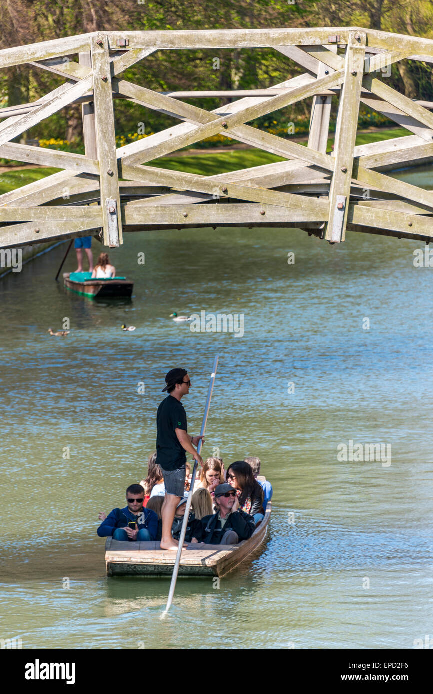 The Mathematical Bridge in Cambridge, officially the Wooden Bridge ...