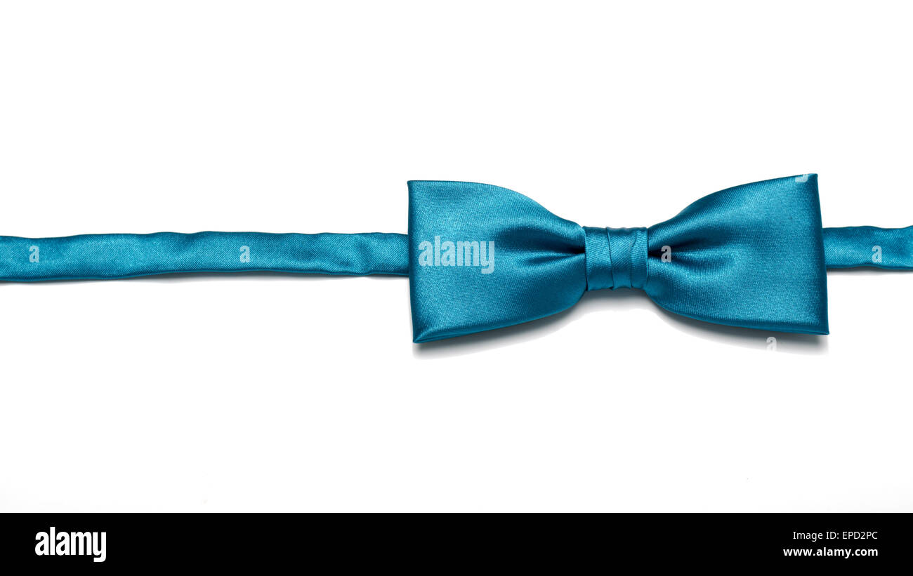 Bow tie blue background design hi-res stock photography and images - Alamy
