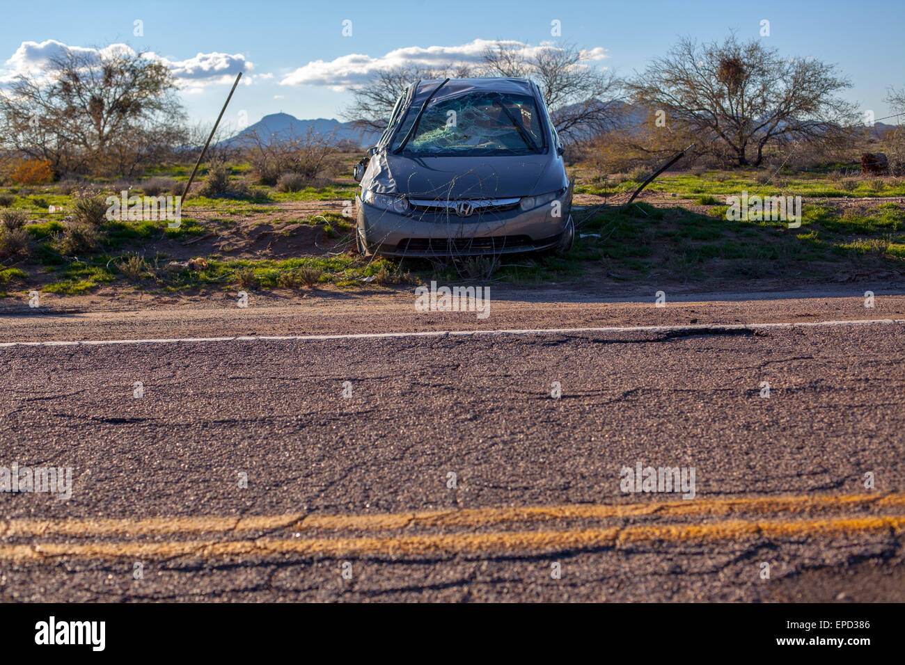 Crashed van hi-res stock photography and images - Alamy