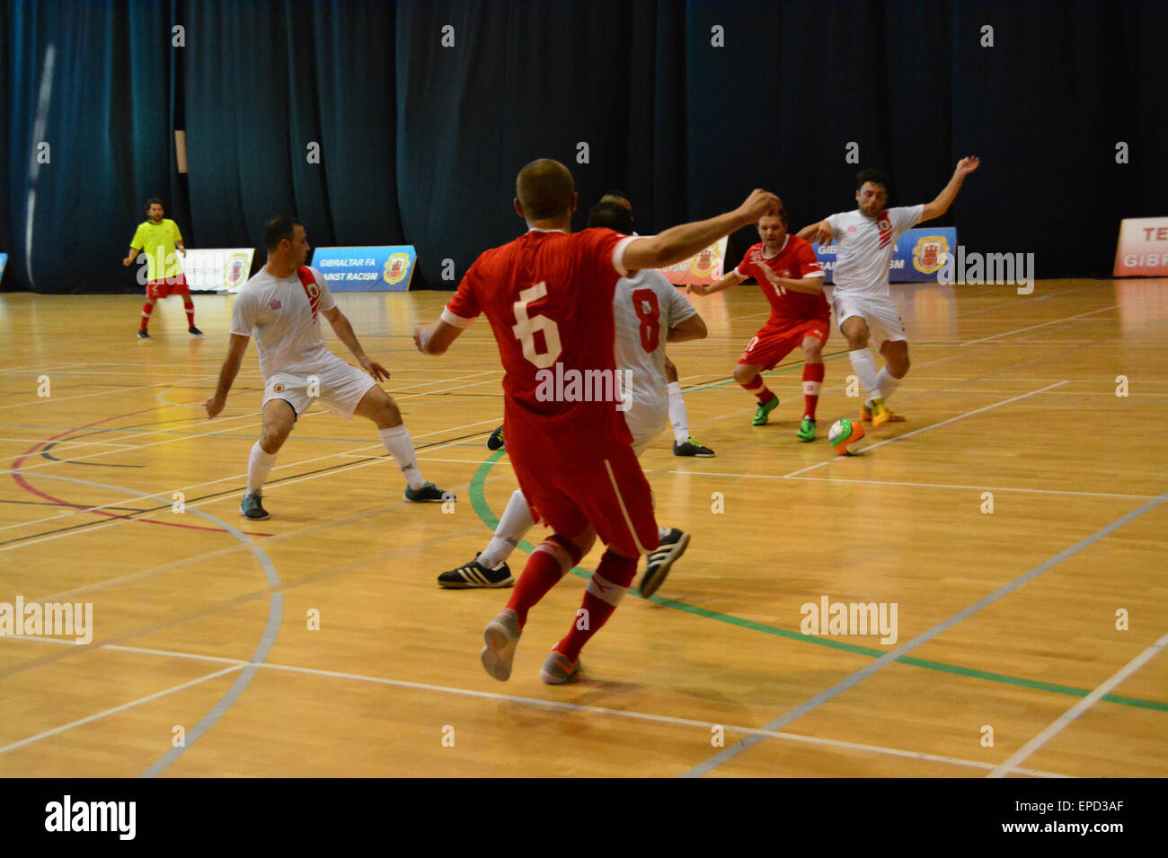 Gibraltar. 16th May, 2015. Even with five outfield players Switzerland ...