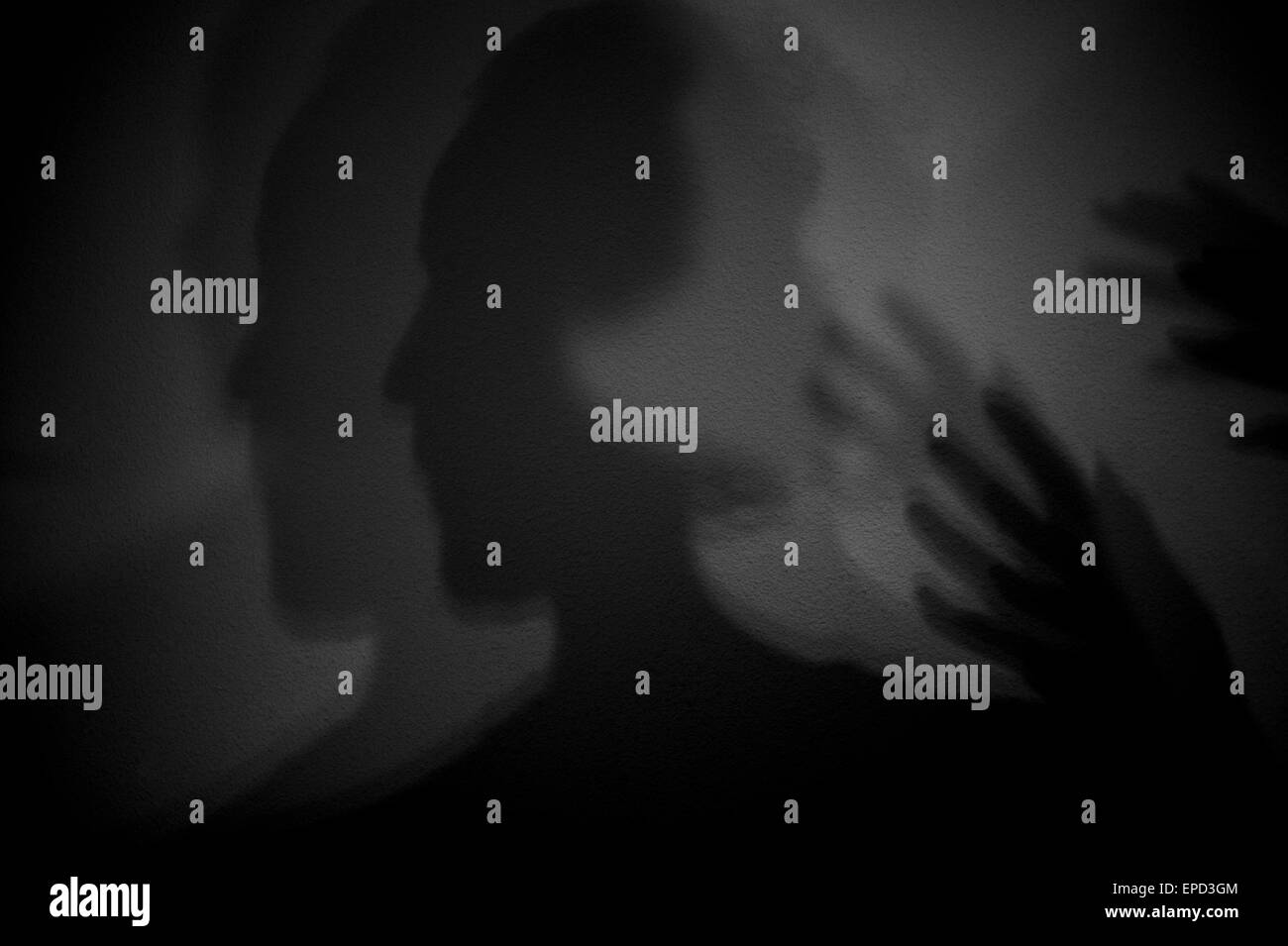 Multiple personality disorder mental Black and White Stock Photos ...