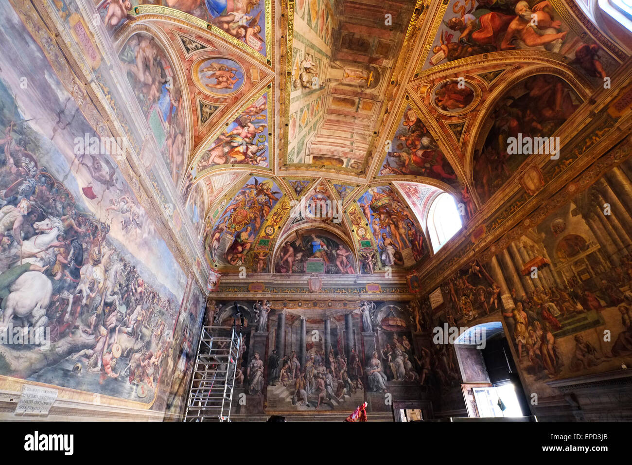 Ceiling Vatican Museum Rome Italy IT EU Europe Stock Photo - Alamy