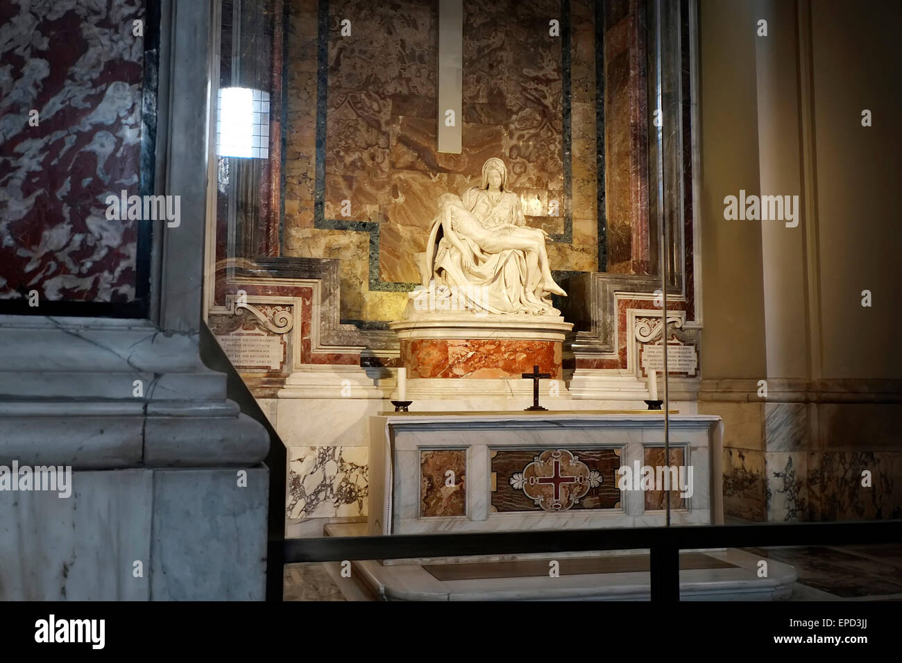 Pieta St. Peter's Basilica Rome Italy IT EU Europe Stock Photo - Alamy