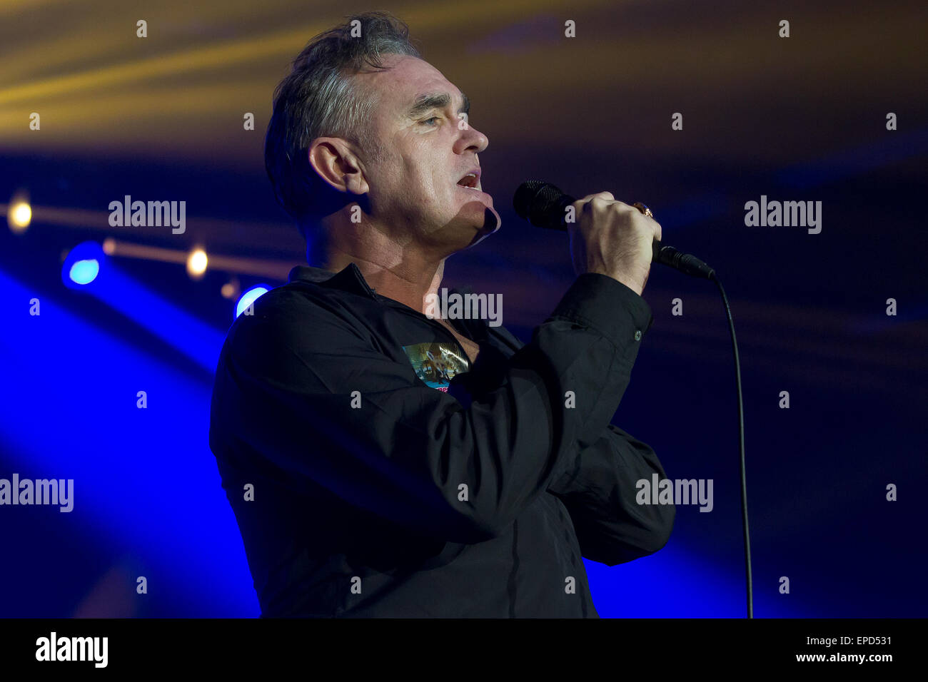 Morrissey performing live on stage at Lisebergshallen Featuring ...