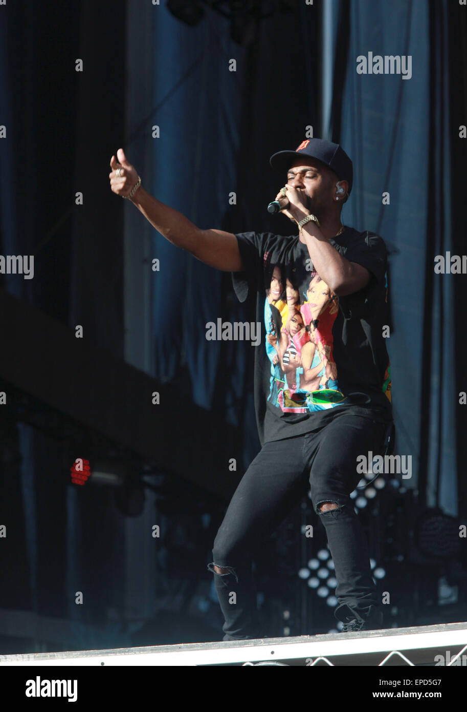 Las Vegas, Nevada, USA. 16th May, 2015. Big Sean performs on the Main ...