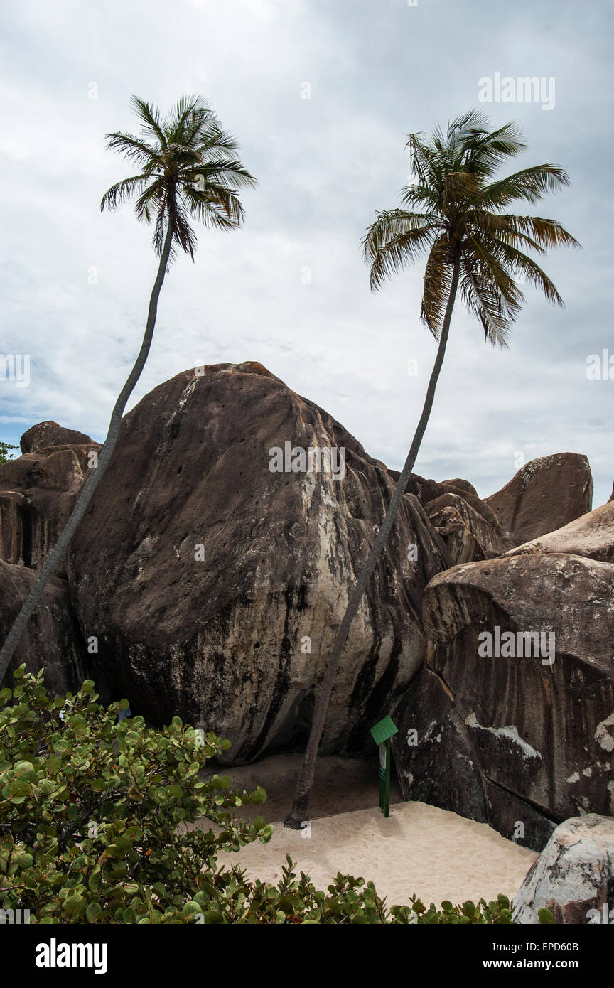 Baths beach virgin gorda bvi paradise hi-res stock photography and ...