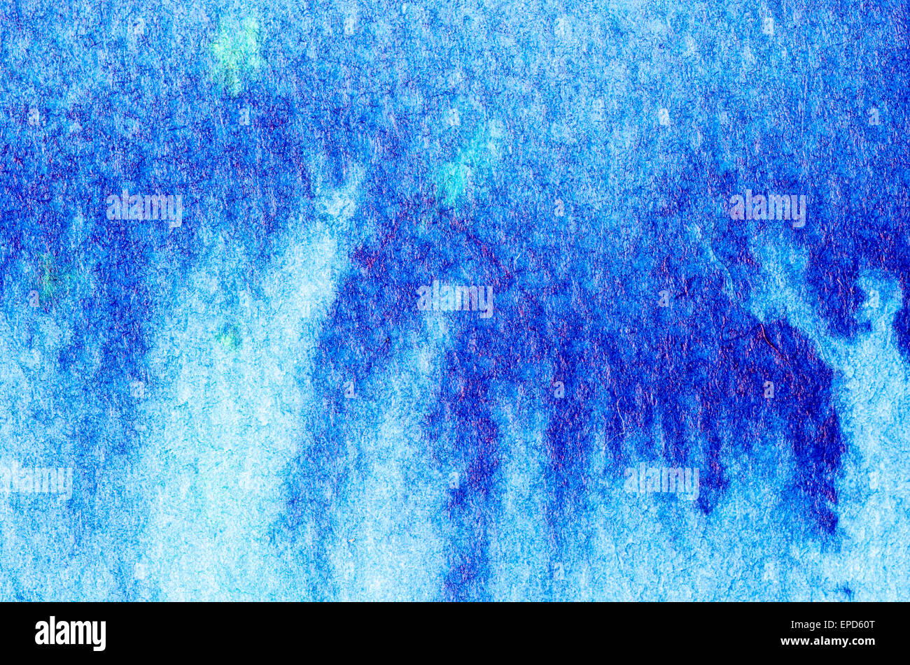 blue watercolor on paper background texture Stock Photo - Alamy